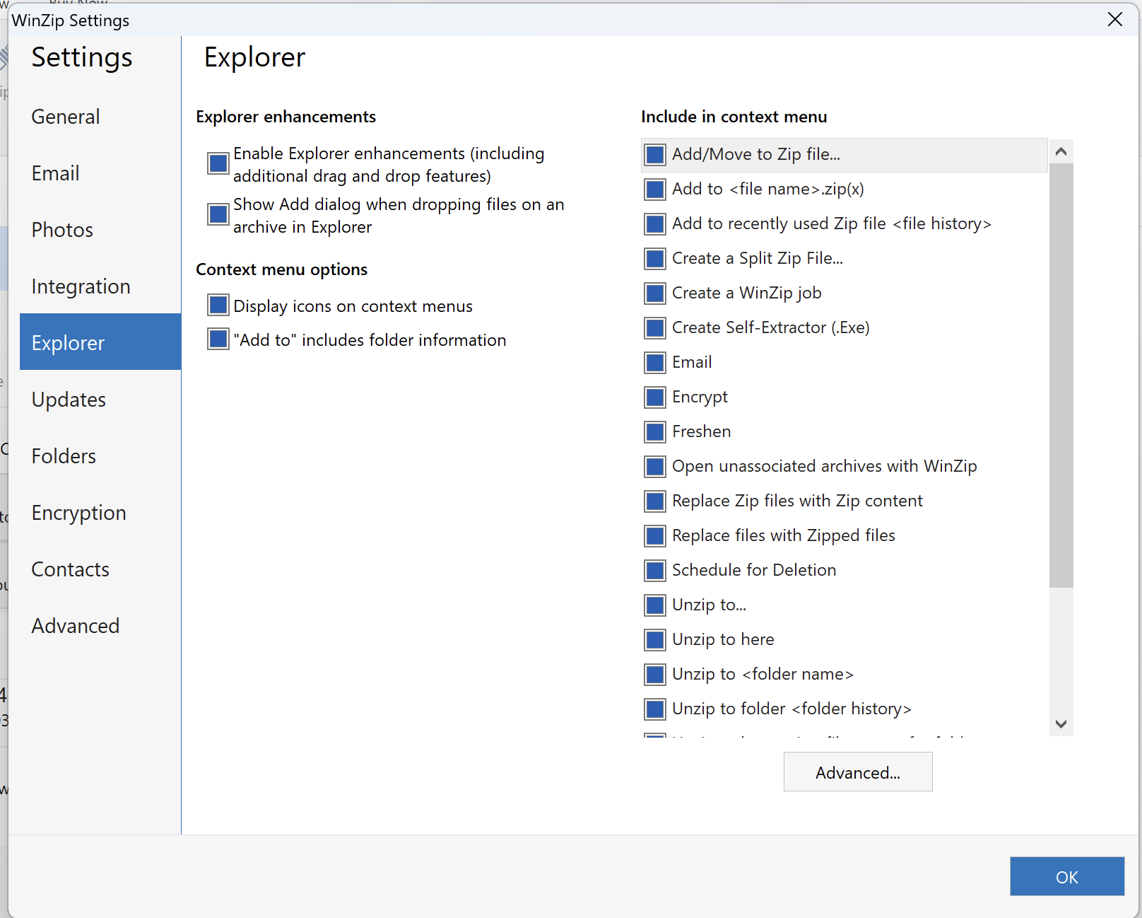 KB Corel How To Activate re activate WinZip s Shell Extension